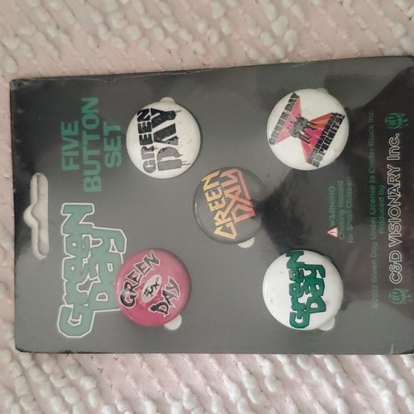 Jewelry | Vintage Green Day Pins | Poshmark